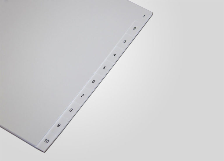 Ortmanns Index Register | Customizable | Quality at a fair price